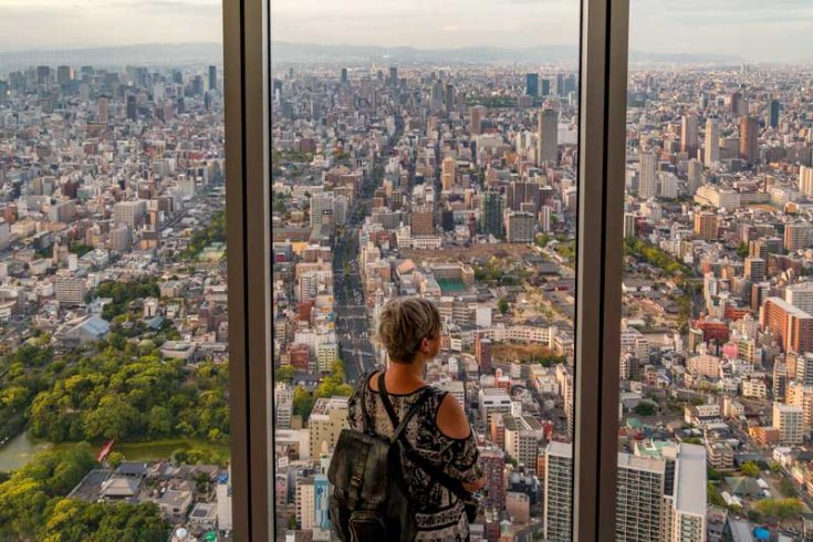 Visit the Harukas 300 Observatory for incredible views in Osaka