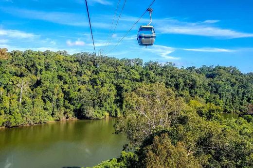 The Skyrail Rainforest Cableway to Kuranda