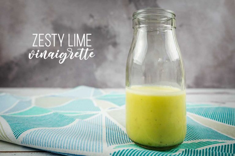 Zesty lime vinaigrette dressing recipe