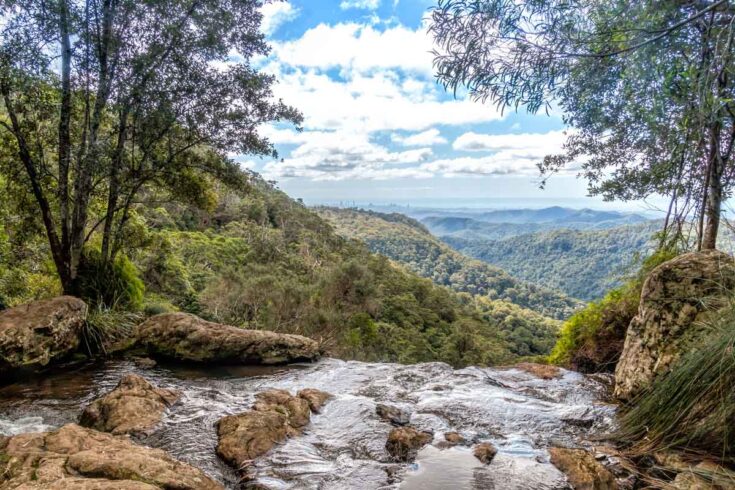 Stunning Springbrook waterfalls and picnic spots